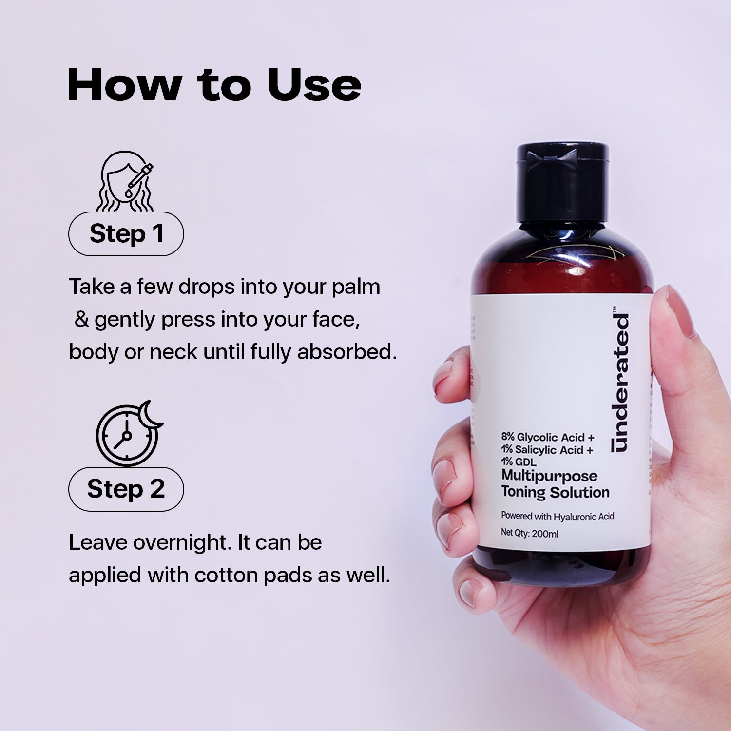 8% Glycolic Acid + 1% Salicylic Acid + 1% GDL Multipurpose Toning Solu – Most Underated